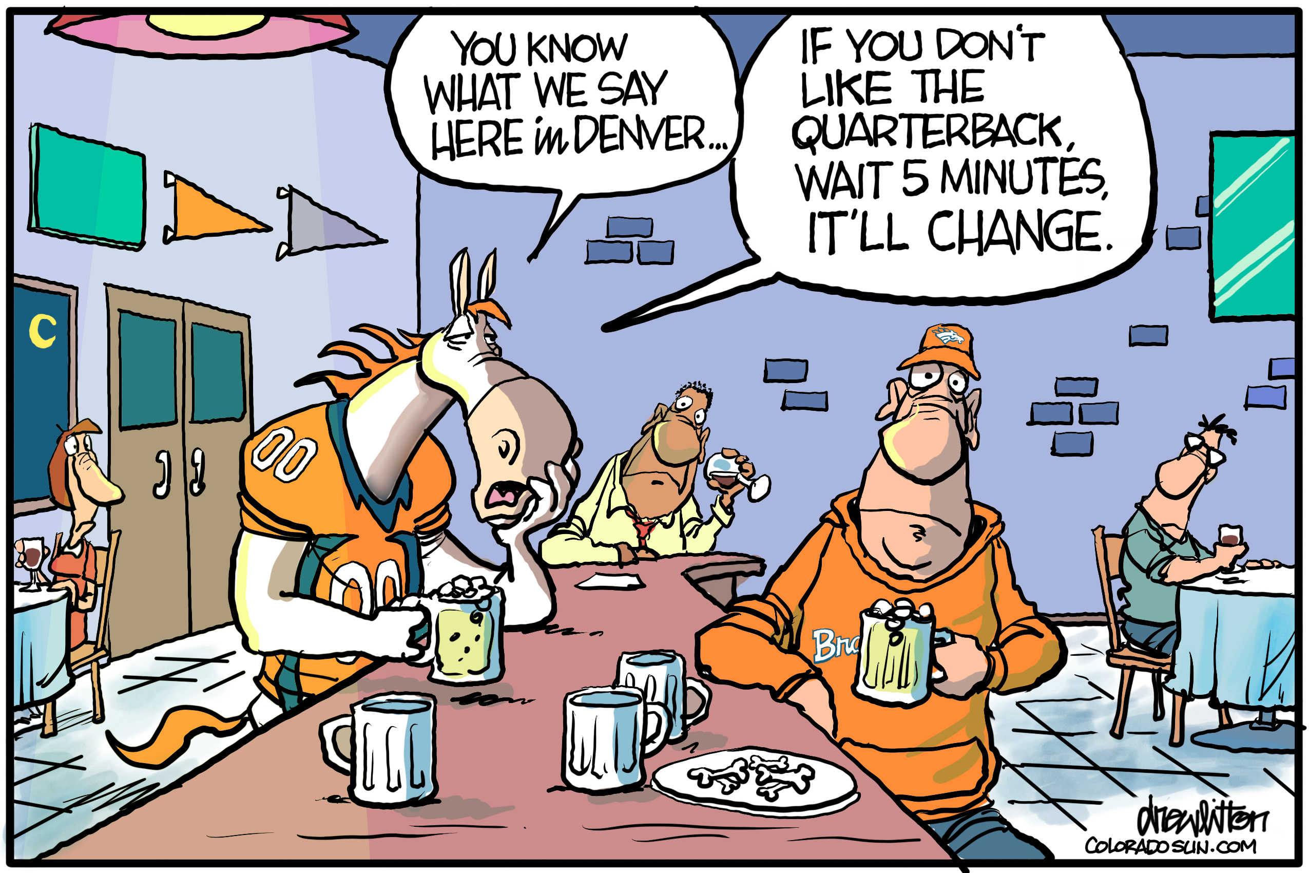 Drew Litton: Broncos' only consistency is a lack of it - The Colorado Sun