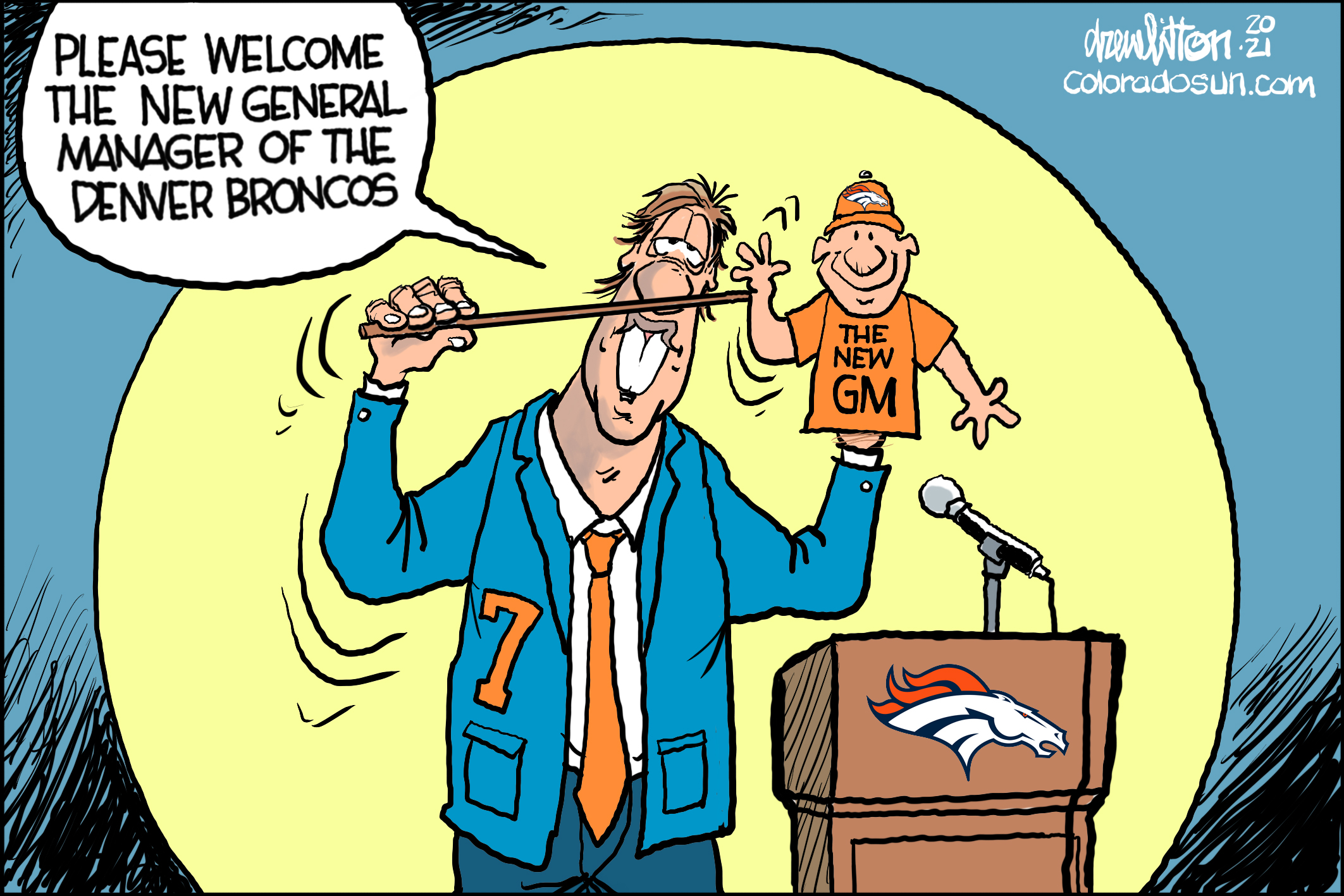 Drew Litton: Broncos' future or John Elway's puppet? - The Colorado Sun
