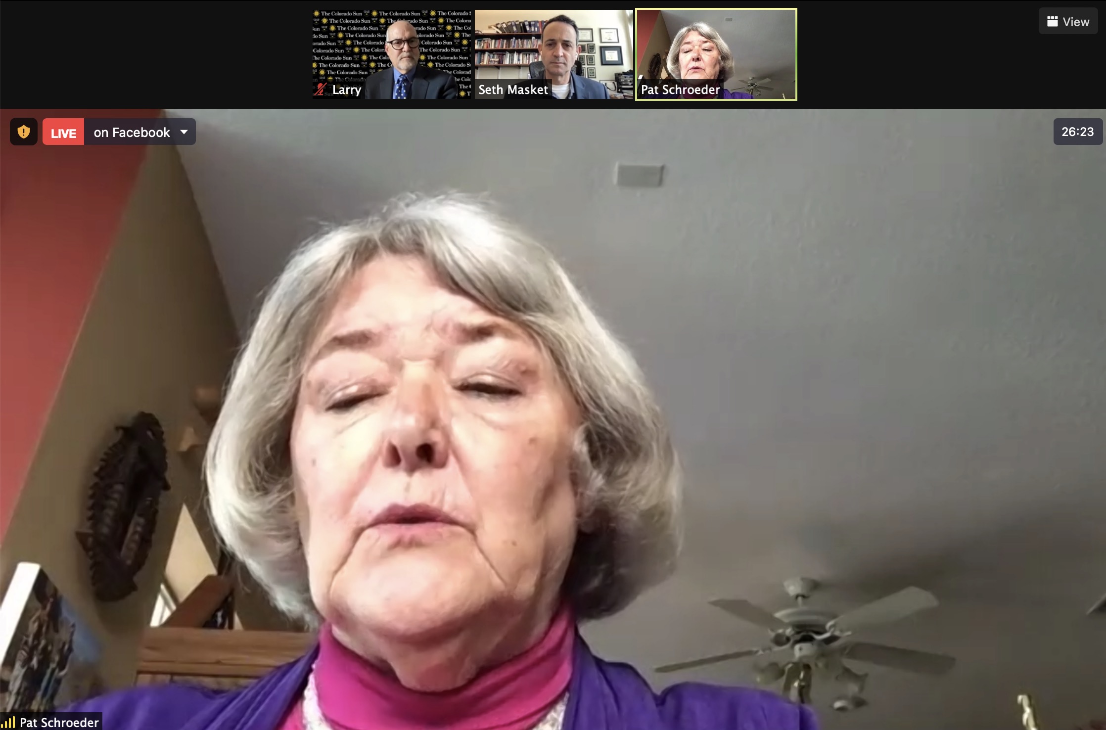 REPLAY: A conversation with Pat Schroeder - The Colorado Sun