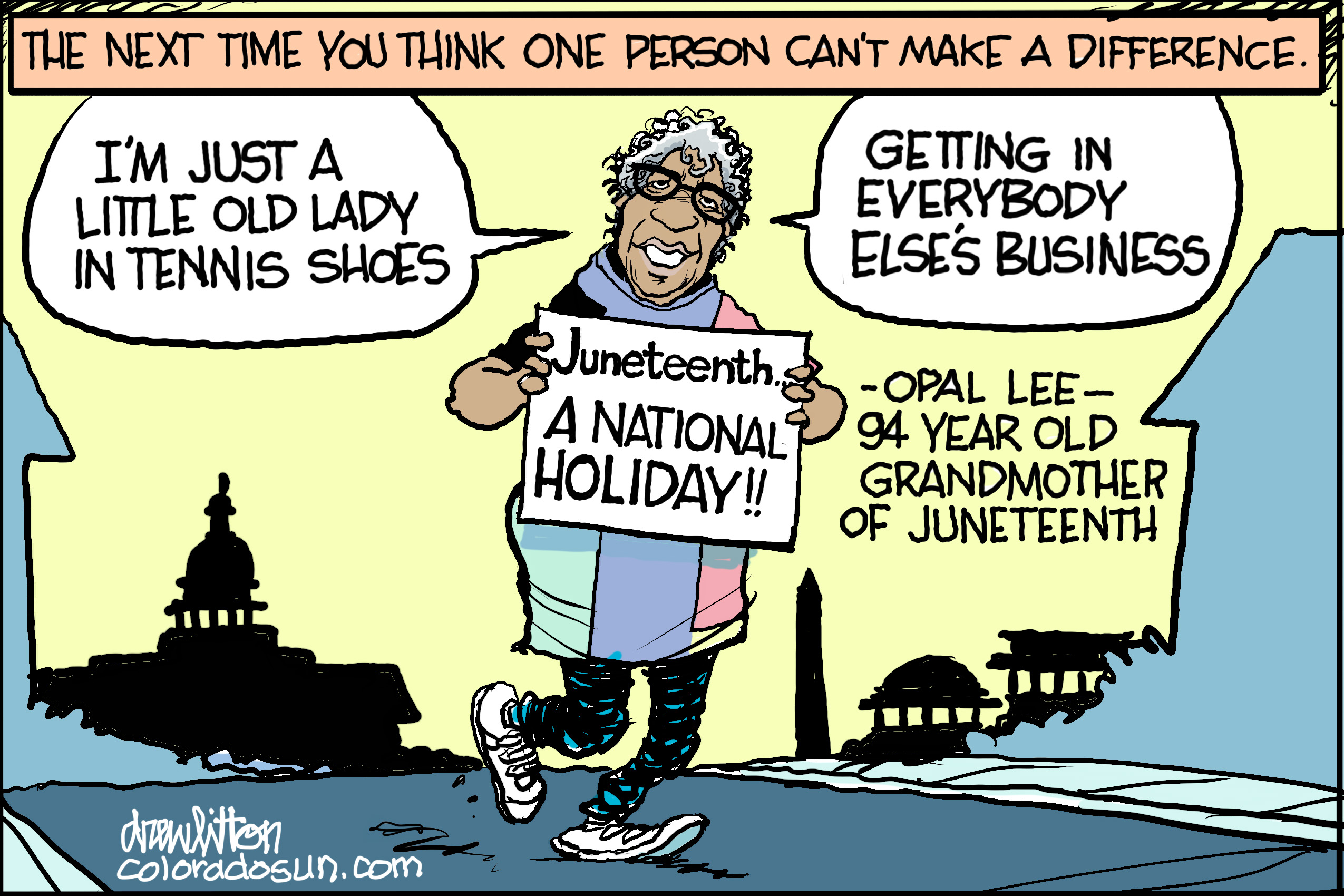 Drew Litton: Opal Lee, the grandmother of Juneteenth - The Colorado Sun