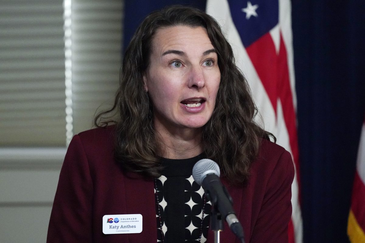 Katy Anthes, Colorado’s education commissioner, will leave her post in July