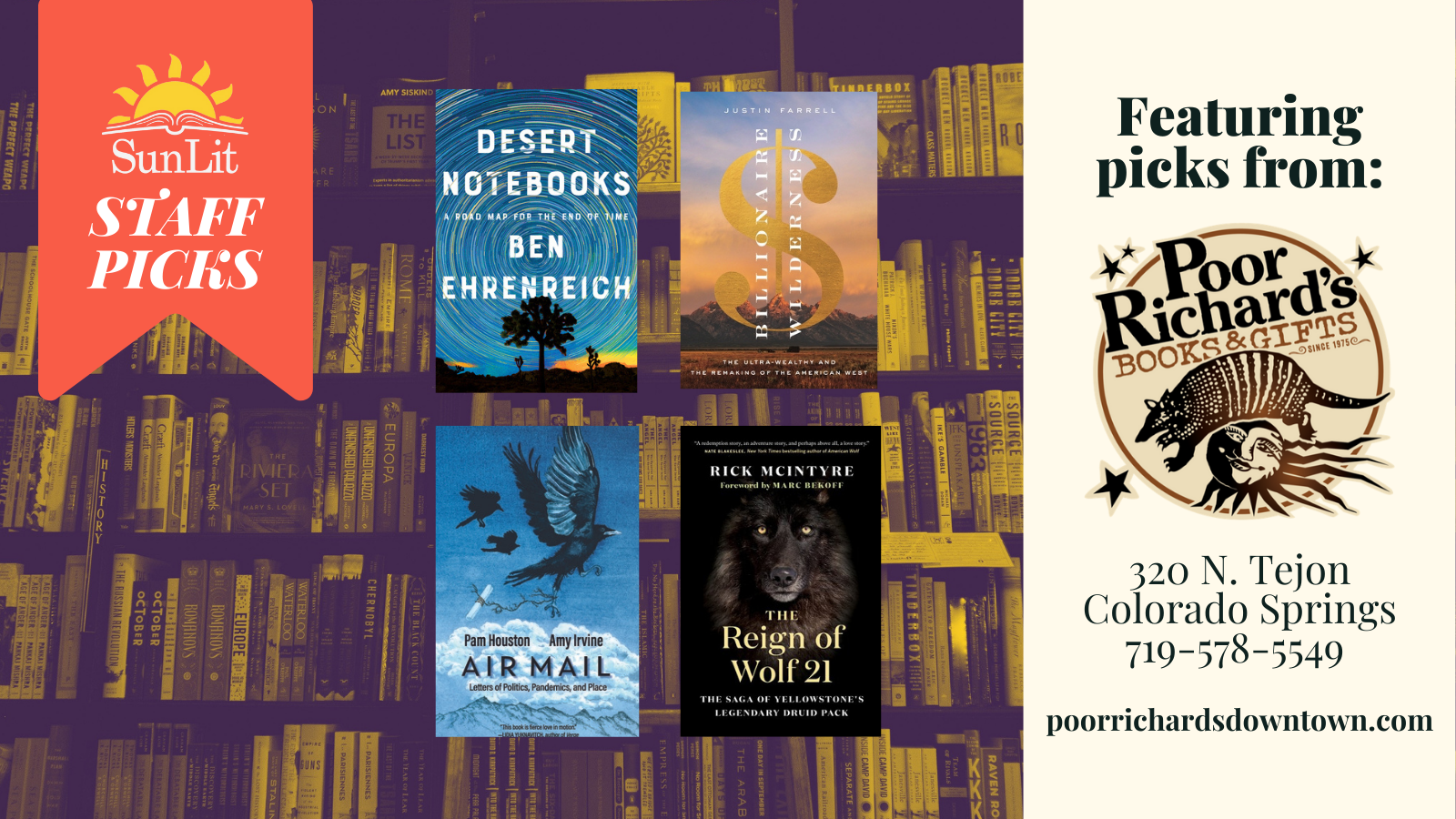 What the staff at Poor Richard's Books thinks you should be reading now