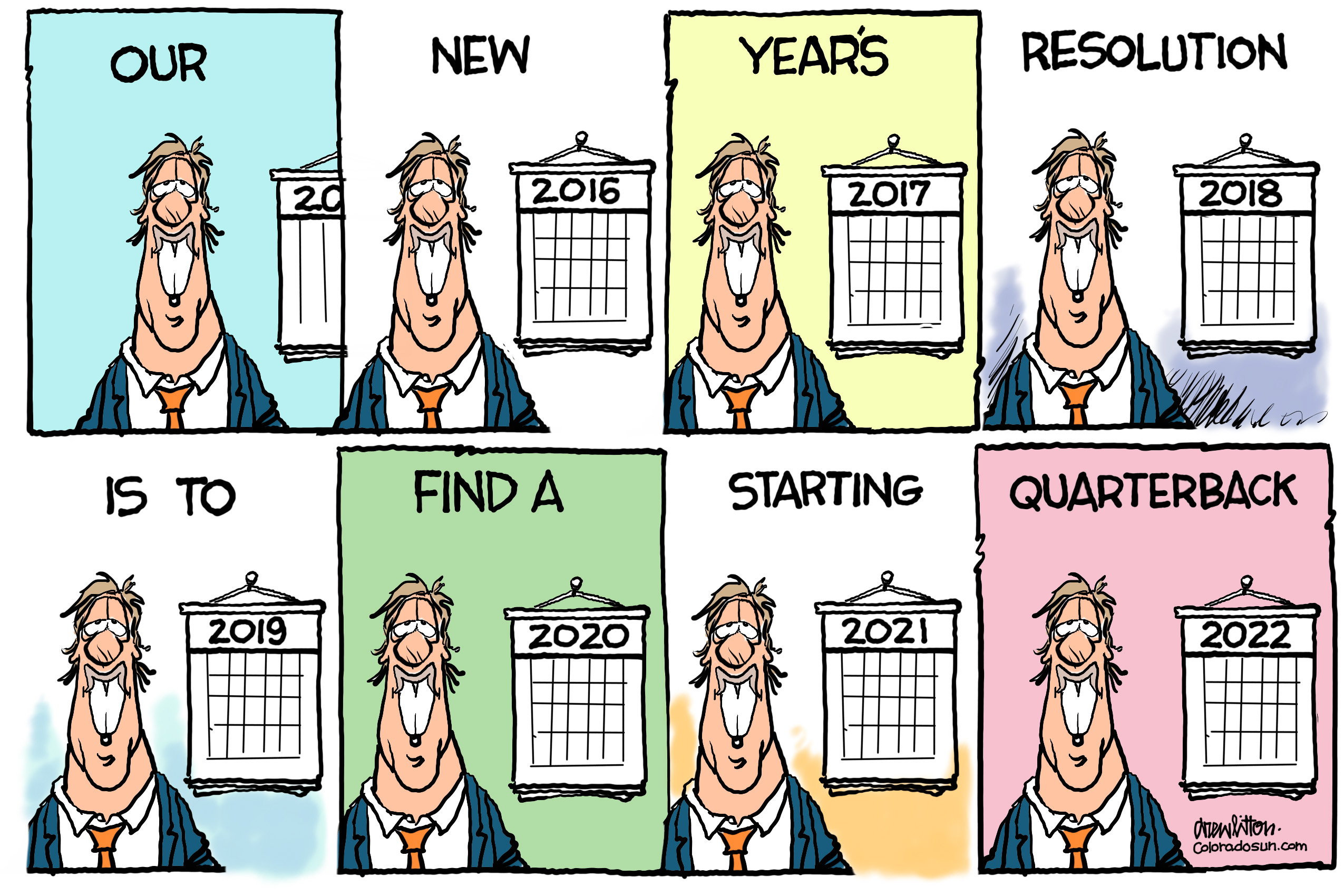 Drew Litton: Denver Broncos New Year's resolutions never seem to change