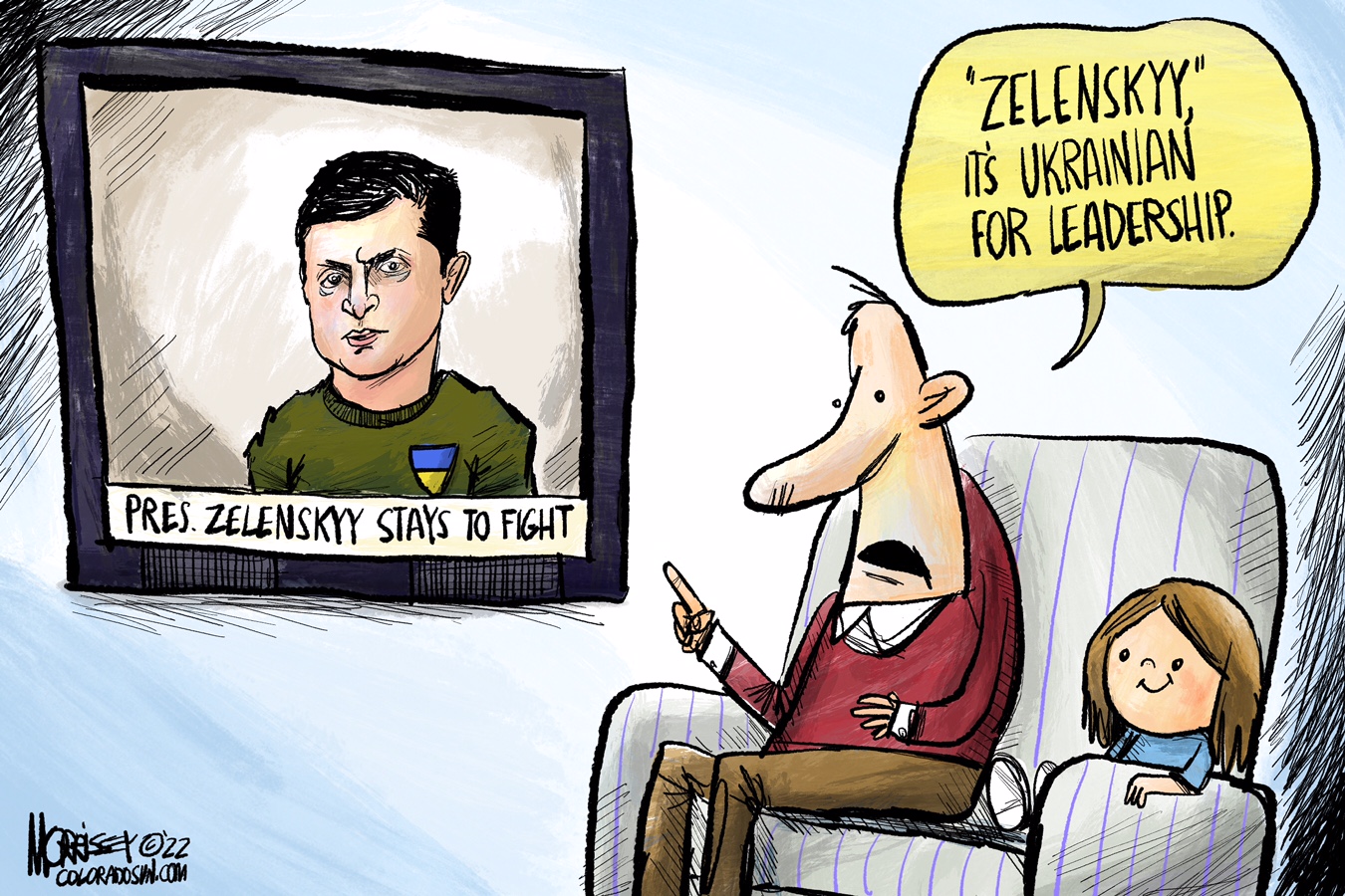 Jim Morrissey: No matter how you spell it, "Zelenskyy" translation is clear