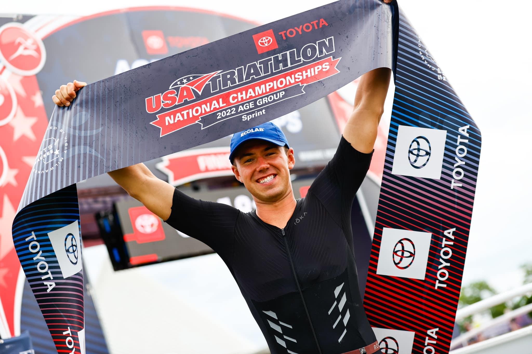 Colorado triathletes win national titles by balancing careers, training