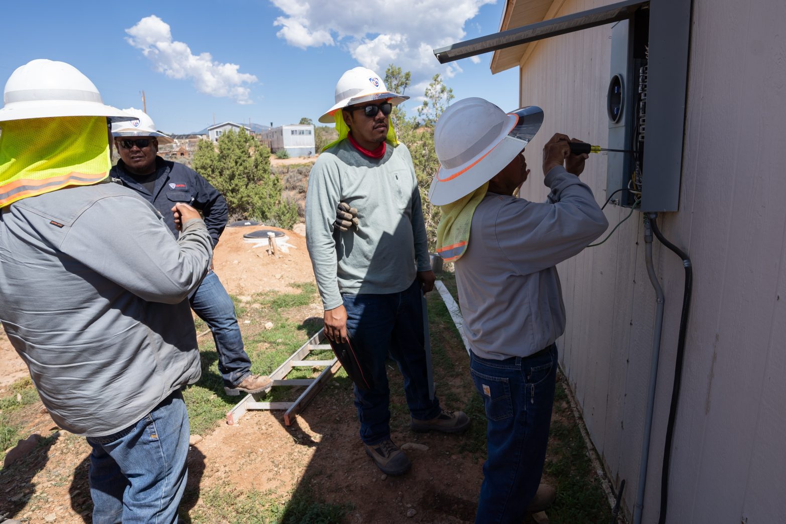 A Navajo community finally gets electricity, still waiting for water