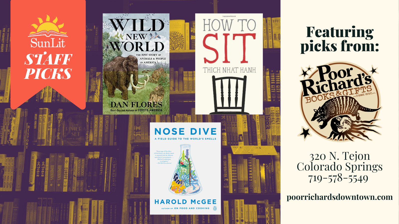 What the staff at Poor Richard's suggests for your next great read