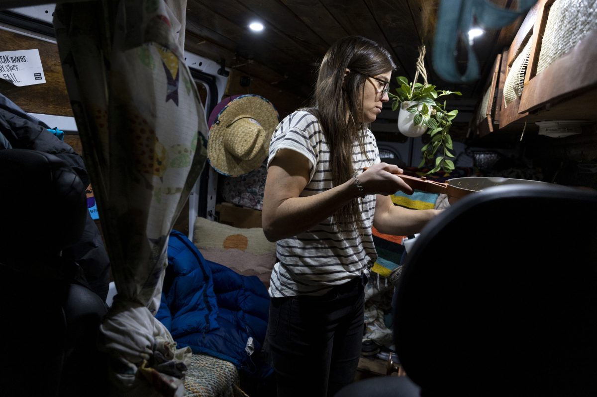 This teacher lives in a van because it’s her only affordable option