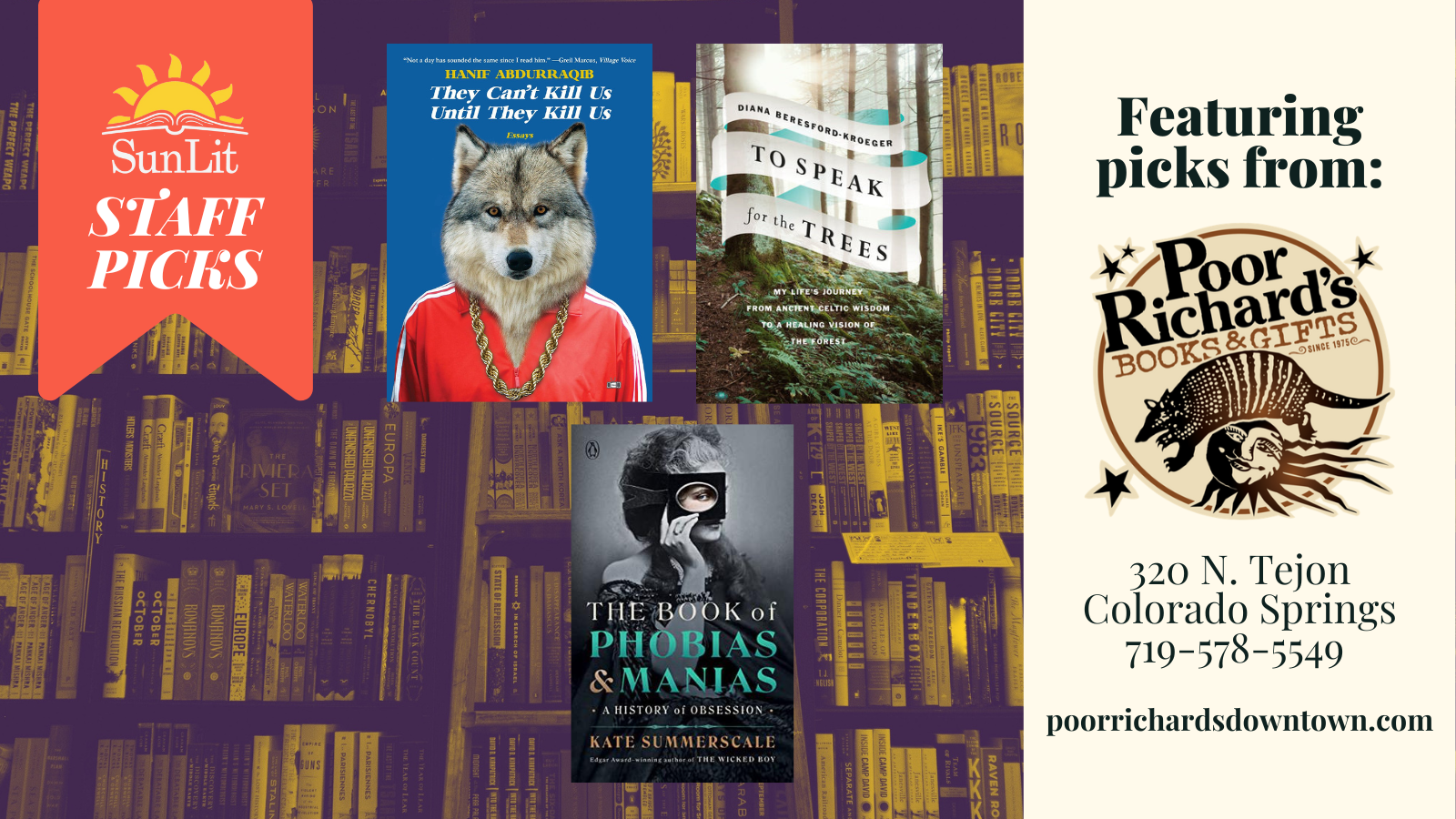 What staff at Poor Richard's suggests for your next great read