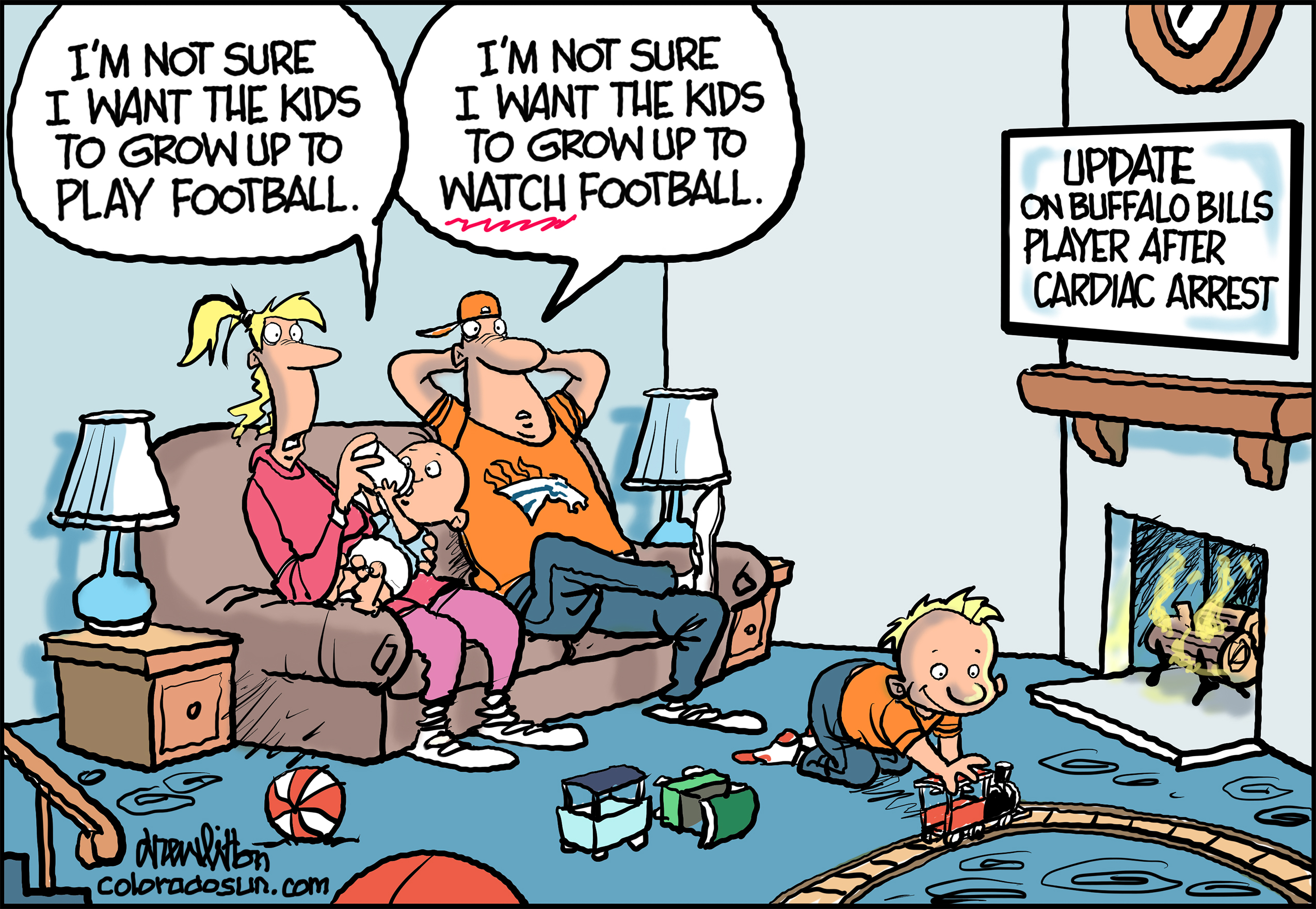 Drew Litton: Will parents hit "pause" after Damar Hamlin injury?