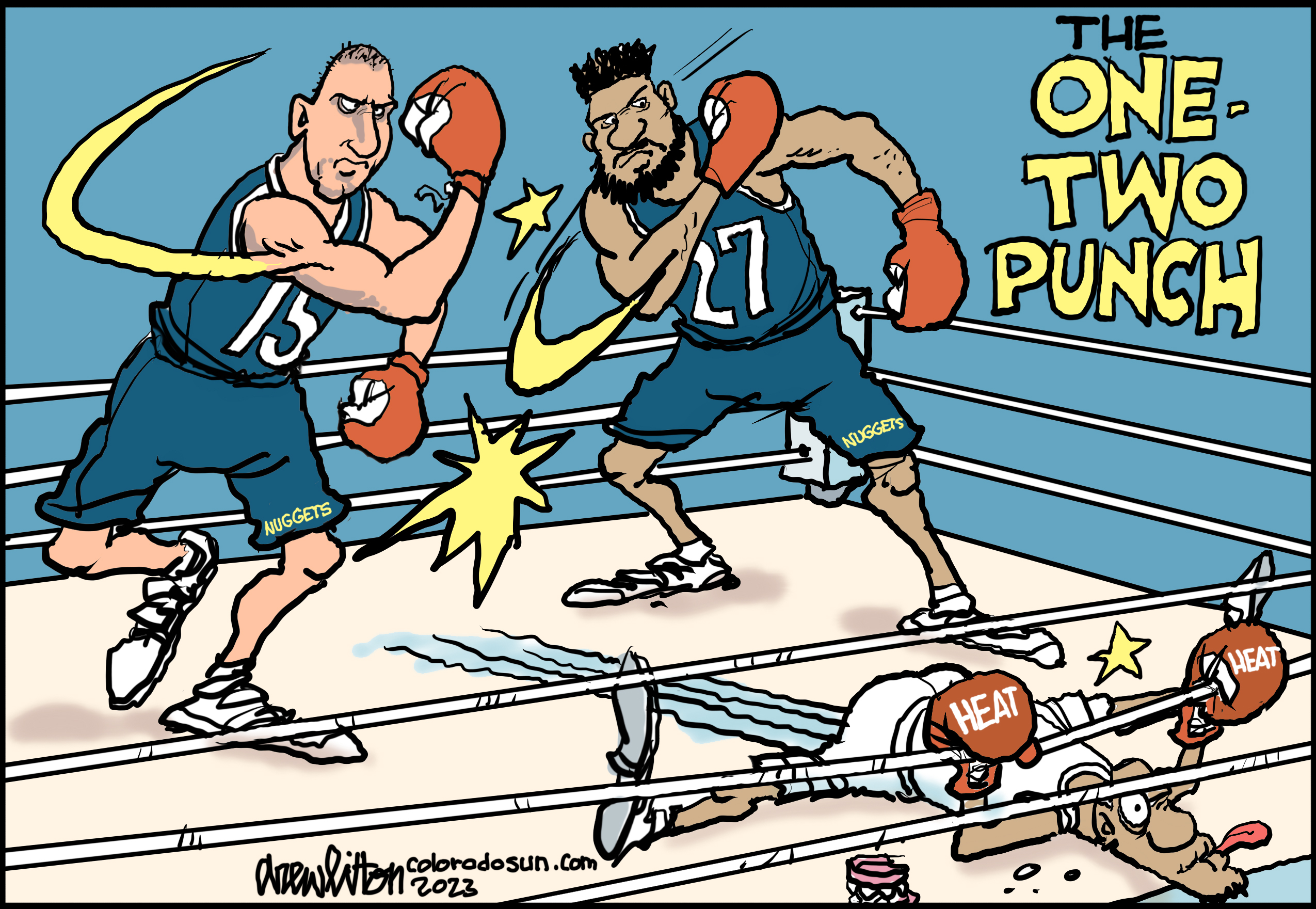 Drew LItton: Nuggets' 1-2 punch KO's Heat in Game 3