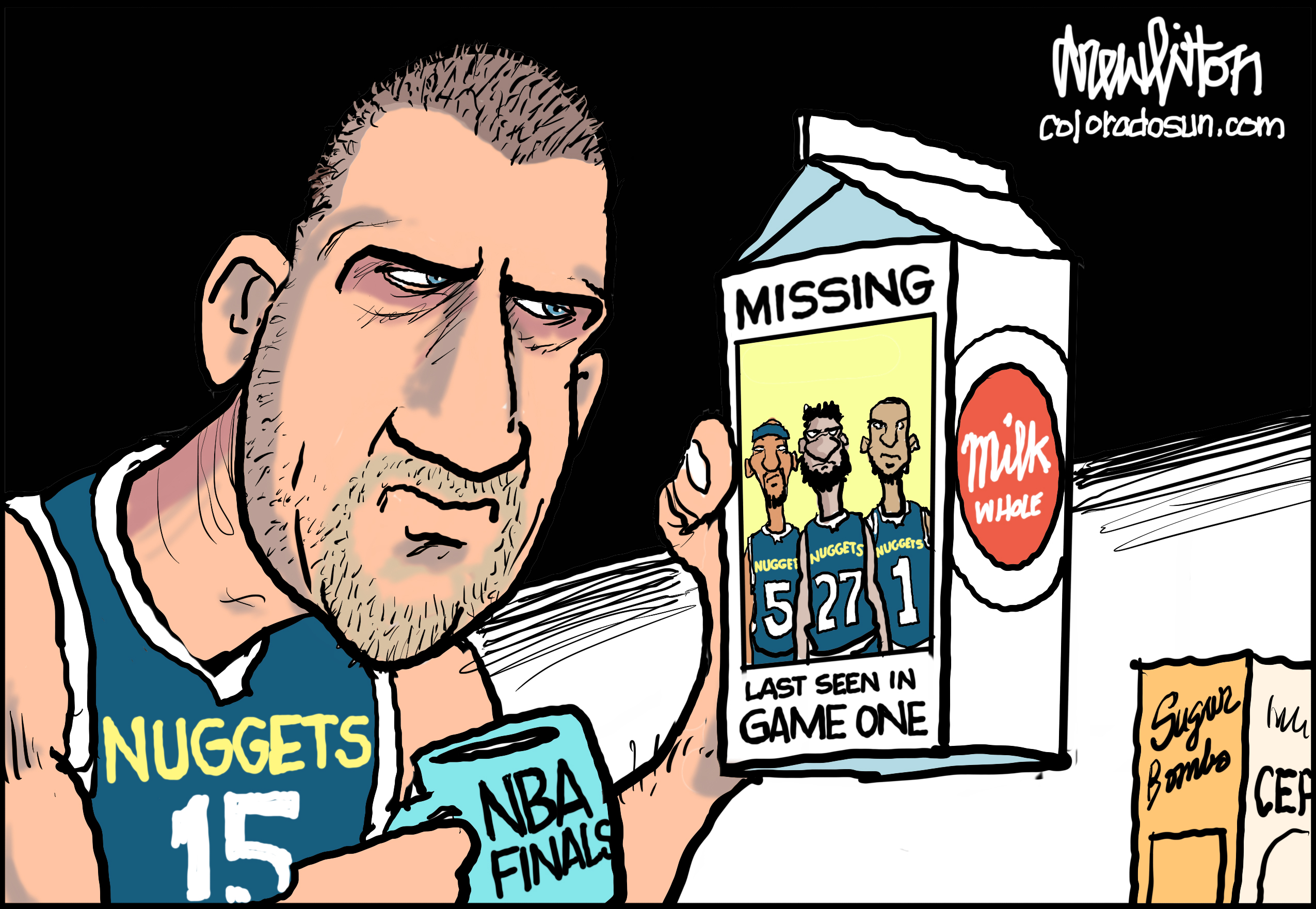 Drew Litton: Some Nuggets go missing in Game 2 defeat