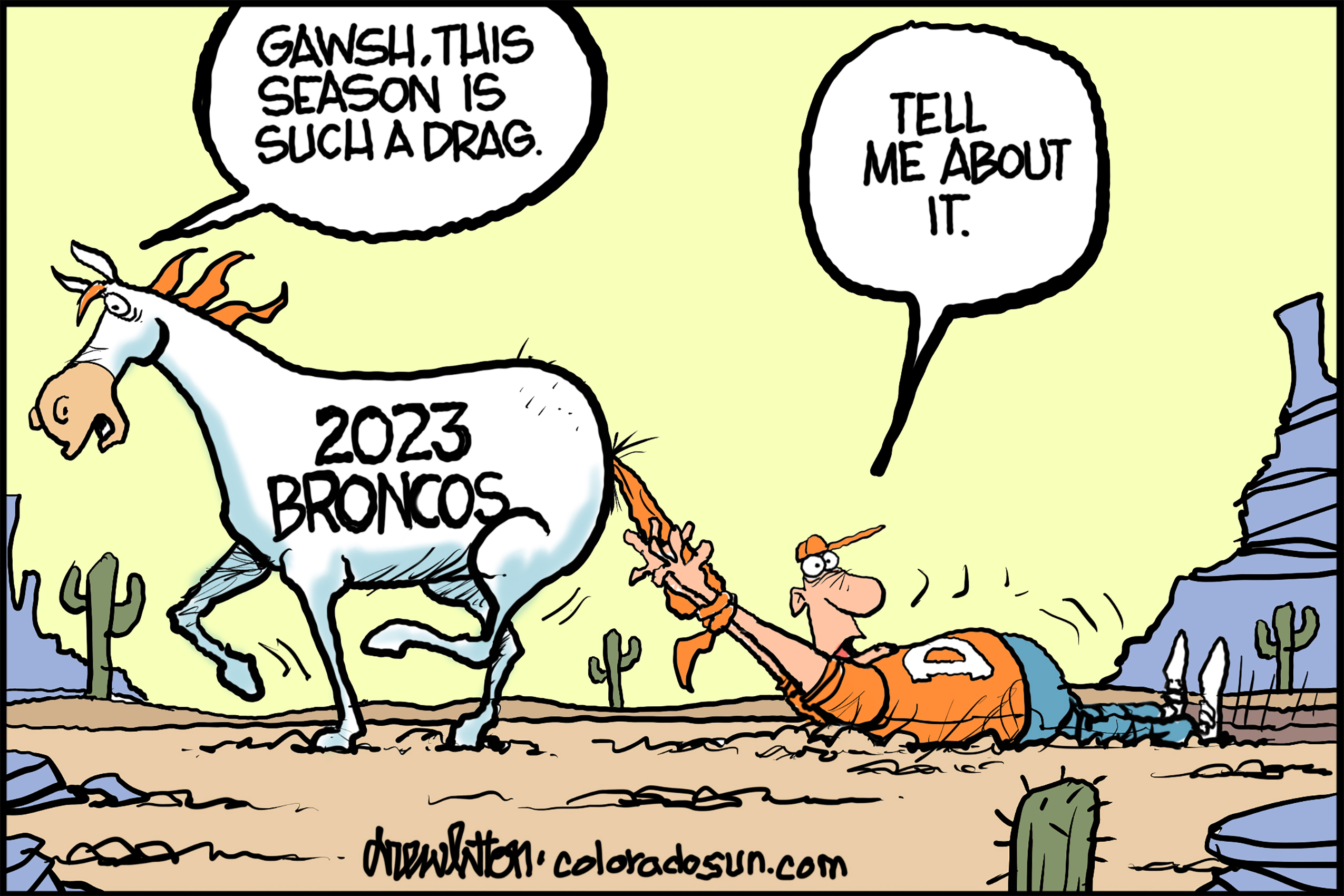 Drew Litton: Broncos' season already kind of a drag