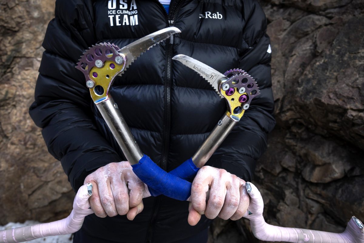 PHOTOS: Professional ice climbers race for time in Ouray’s Ice Park ...