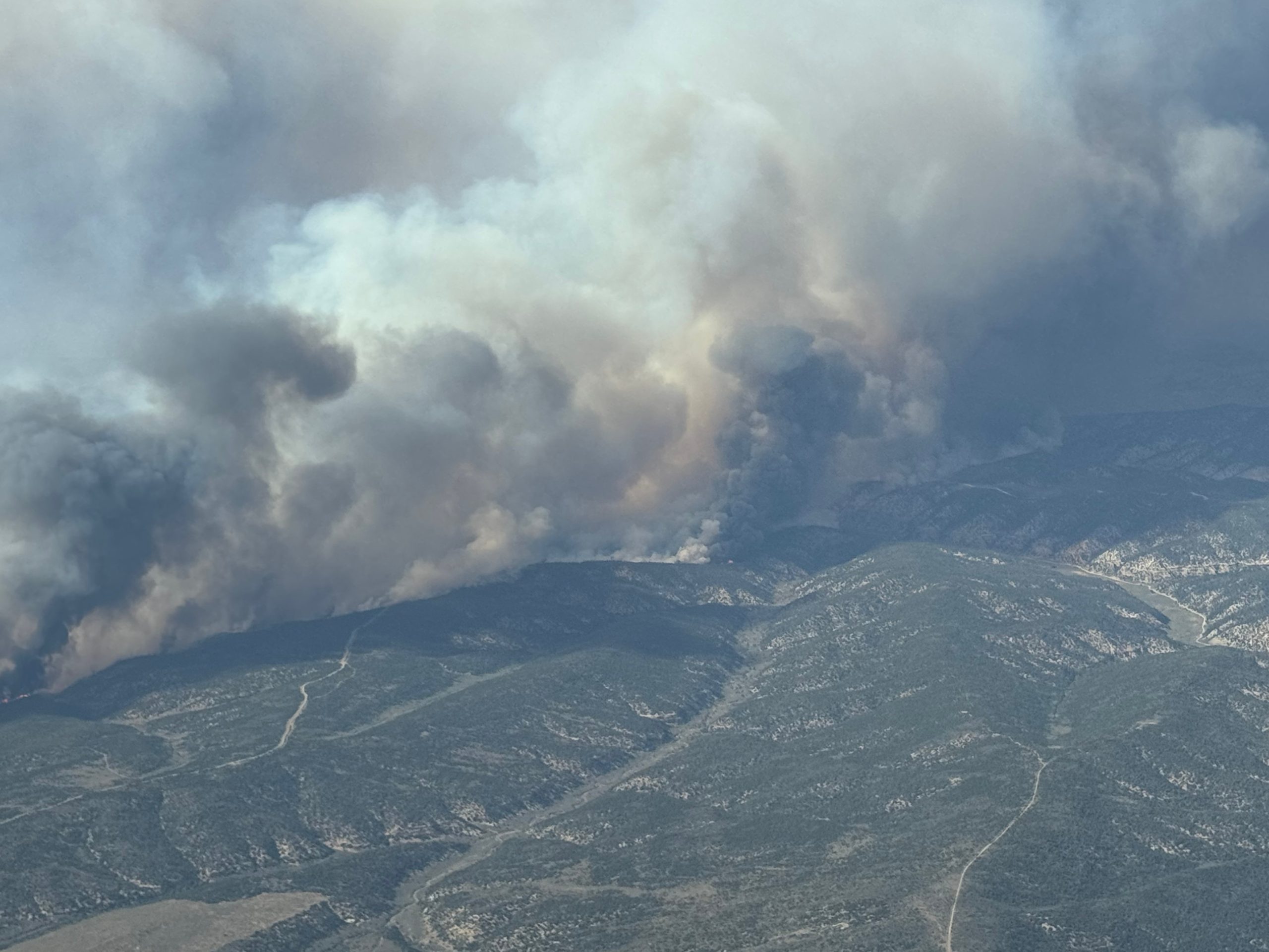 Wildfire near Meeker makes large runs, nearly doubles in size